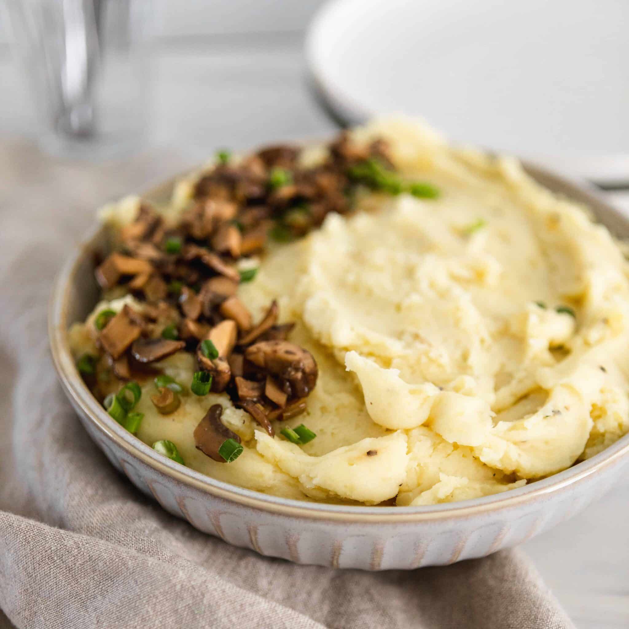 Plant Based Mashed Potatoes with Gravy - The Hangry Chickpea