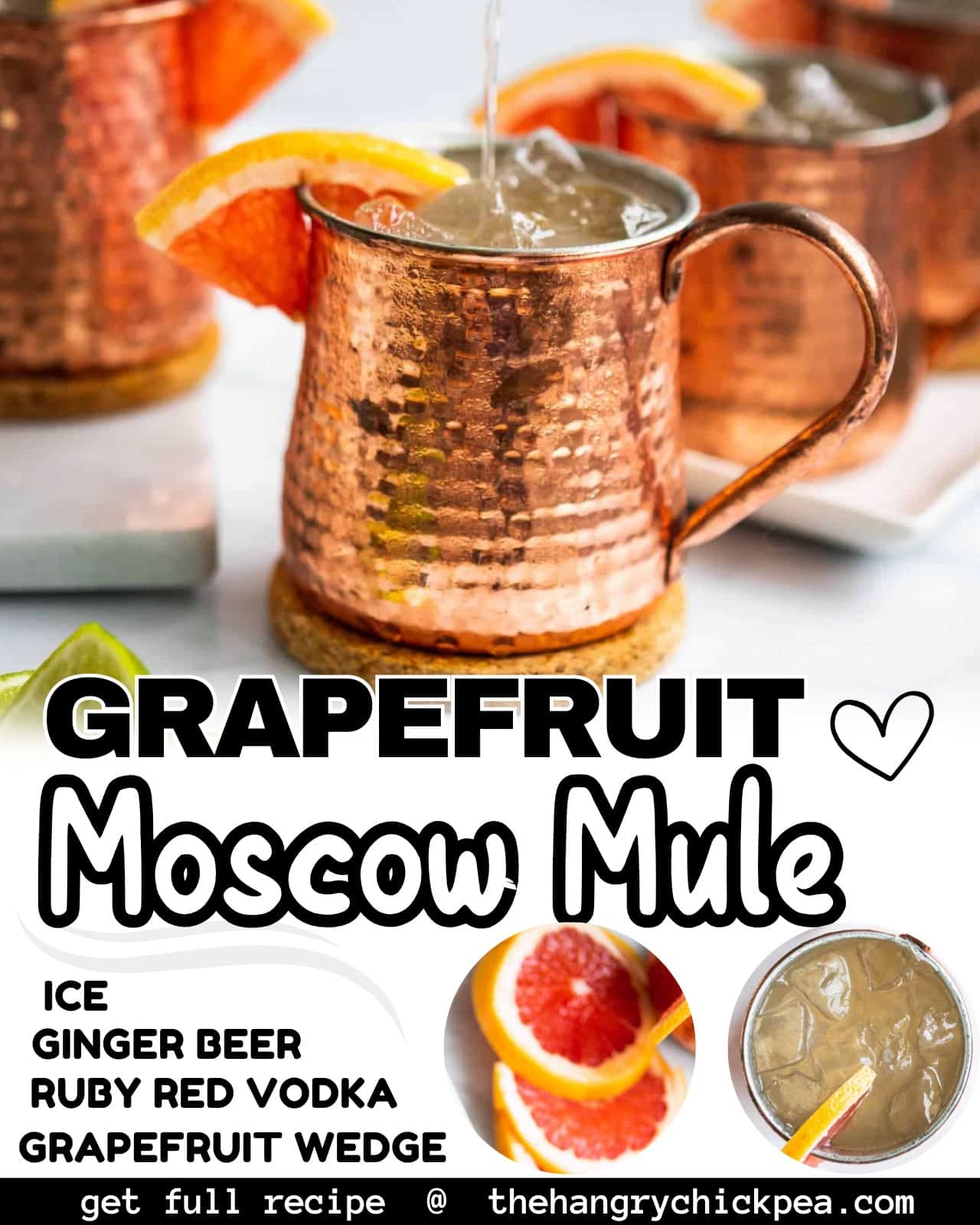 Grapefruit Moscow Mule Recipe - The Hangry Chickpea