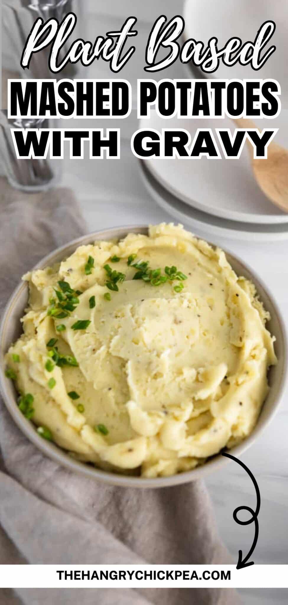 Plant Based Mashed Potatoes with Gravy - The Hangry Chickpea